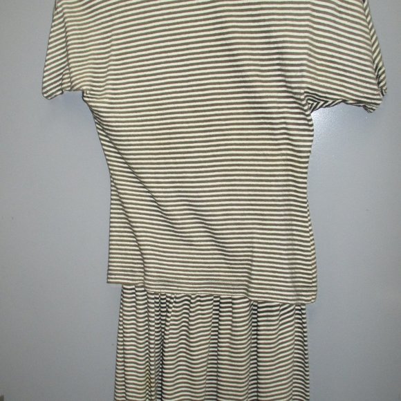 Tina Hagen | Dresses | Tina Hagen Womens 2 Piece Dress Horizontal Black ...